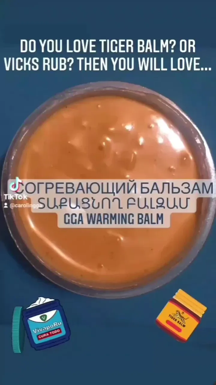 Go_Green_World Do you love Tiger Balm or Vicks Rub? Then you will love ...