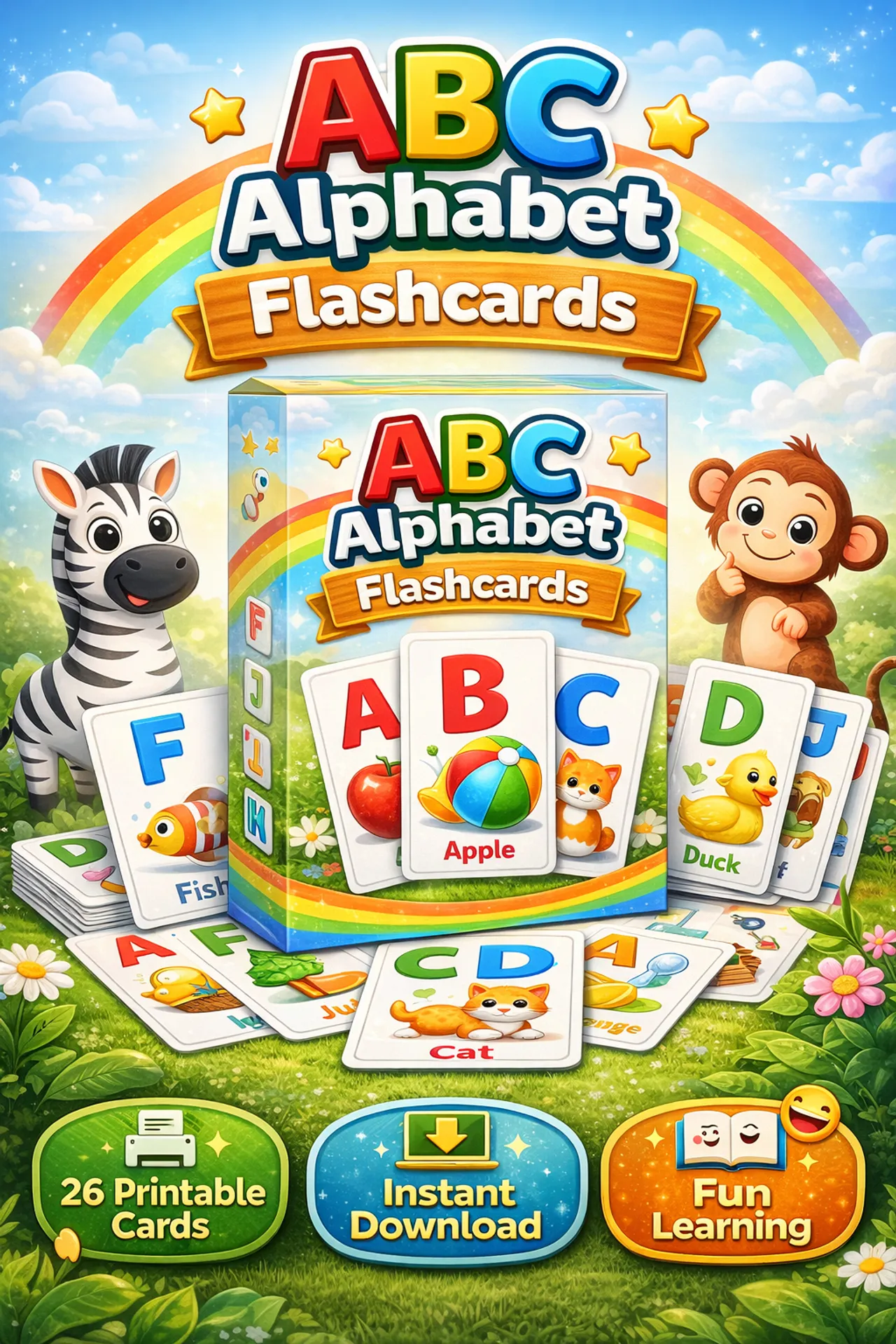 Digihustlehub Make learning ABC fun for your kids 🎉 Printable ...