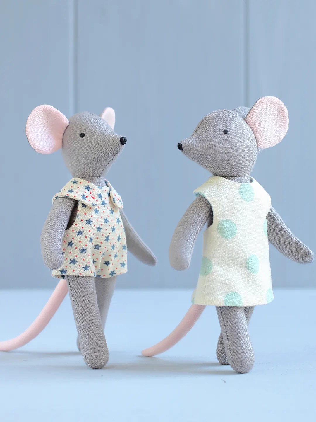 PDF Two Mini Mice Stuffed Animals Sewing Pattern