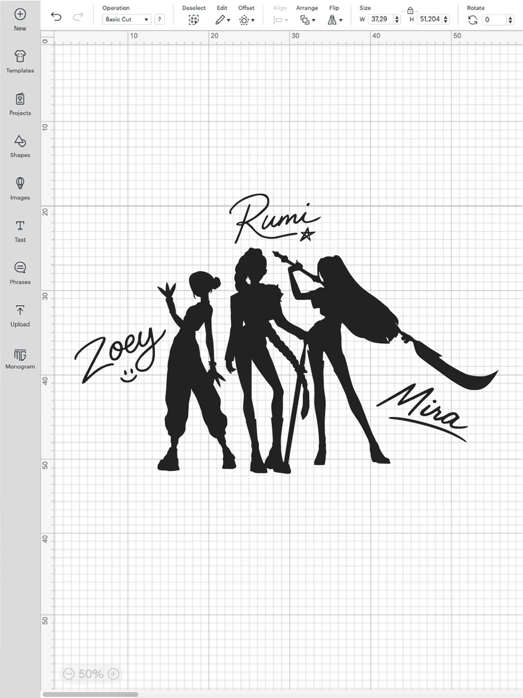 Kpop Band SVG, Rumi Zoey Mira PNG, Girl Group Huntrix 🎤