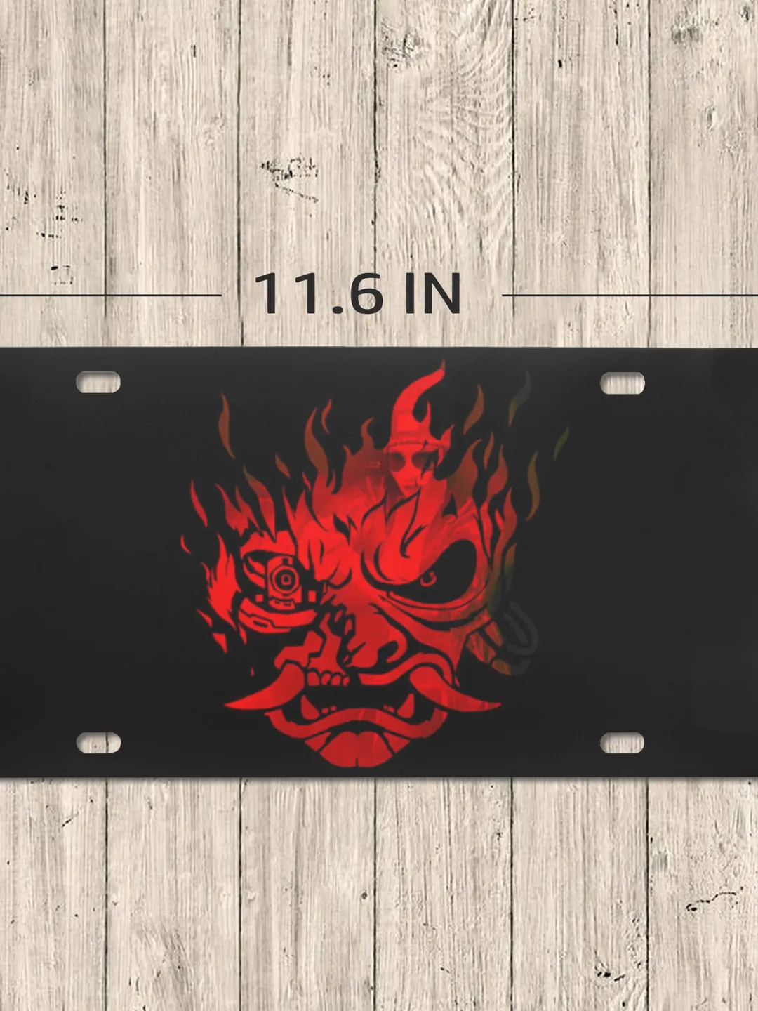 Cyberpunk 2077 Samurai License Plate