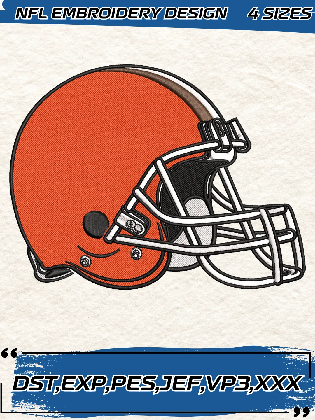 Cleveland Browns Logos Embroidery Design,NFL Logo Embroidery Design ...