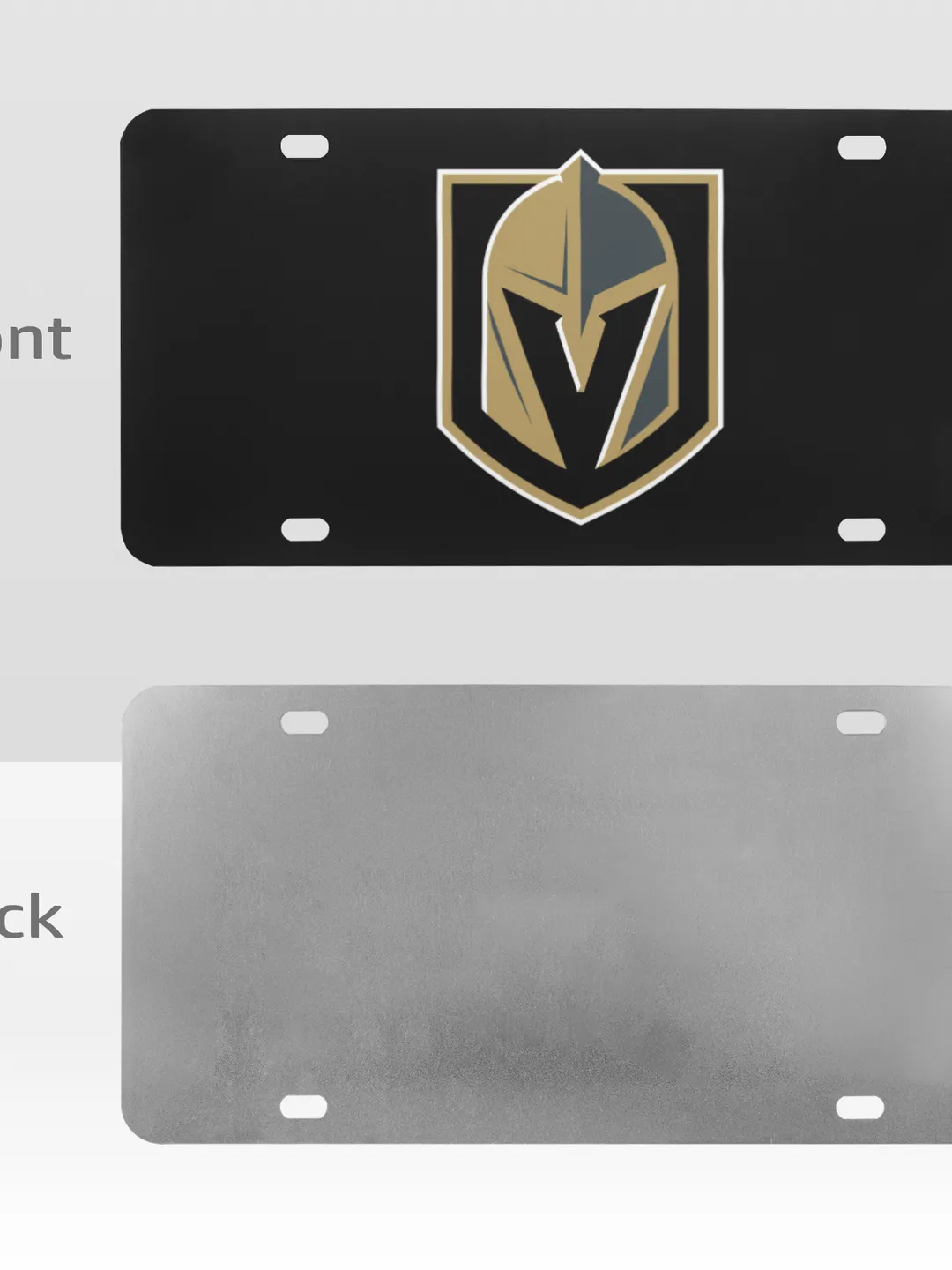 Vegas Golden Knights License Plate