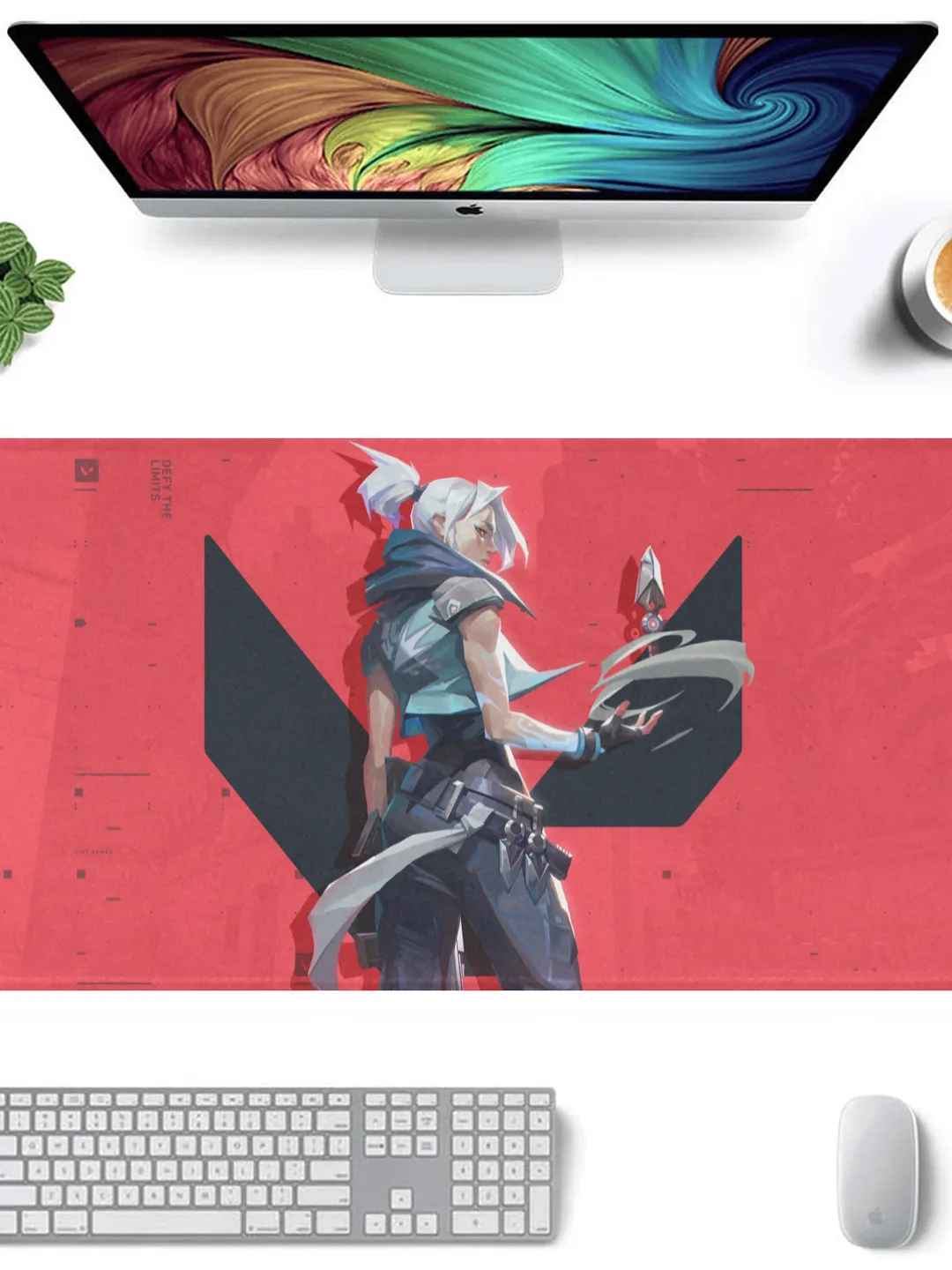 Jett in Valorant Gaming Mousepad