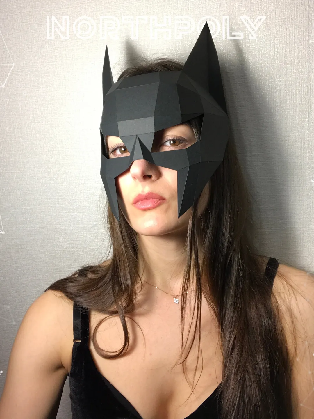 Bat Mask Papercraft, Digital Template, PDF Download, Gurko, 3D Low Poly ...