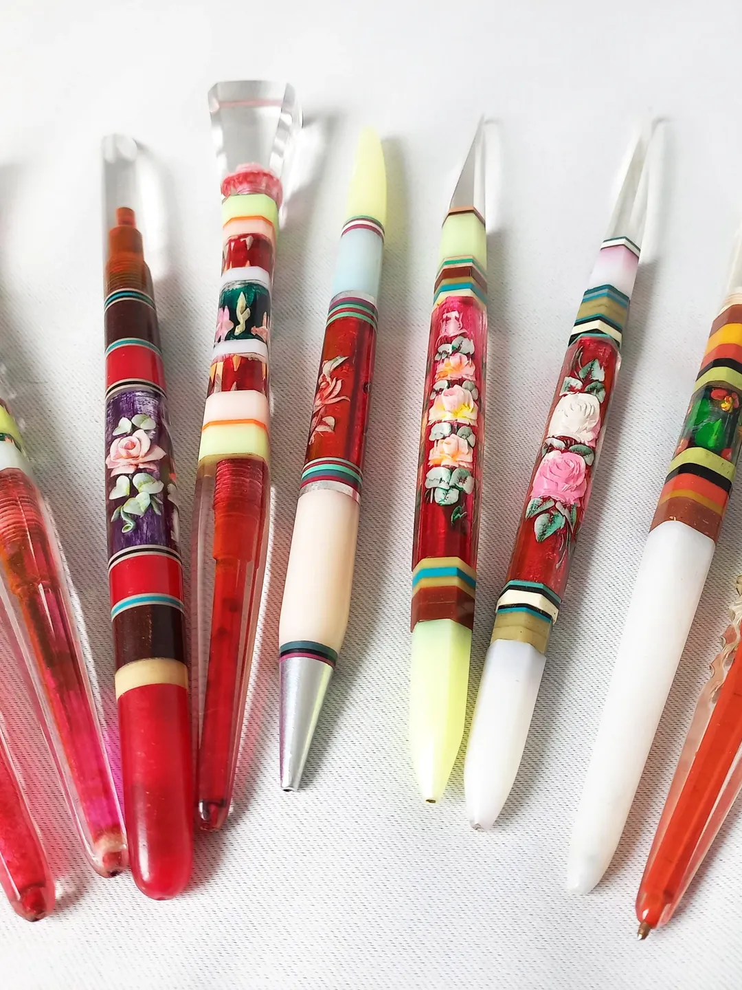 Prison Art USSR Vintage Ballpoint Pens Handmade Soviet Prisoners
