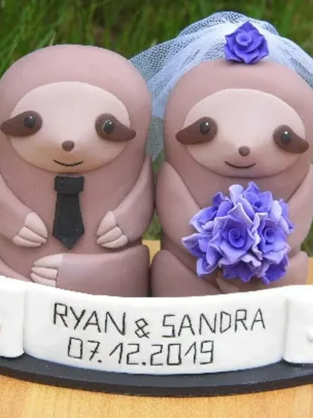 Custom Wedding Cake Topper Figurine, Wedding Cake Topper Bride Groom ...