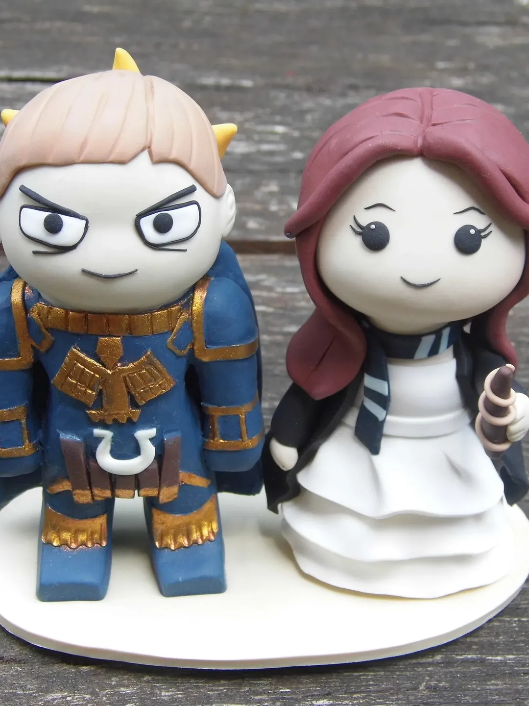 Custom Wedding Cake Topper Figurine, Wedding Cake Topper Bride Groom ...