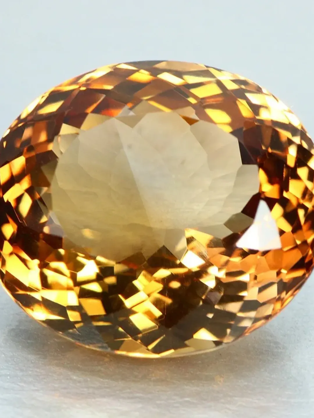 16.40 Ct Amazing Rare Beautiful Cut 100% Natural Imperial Color ...