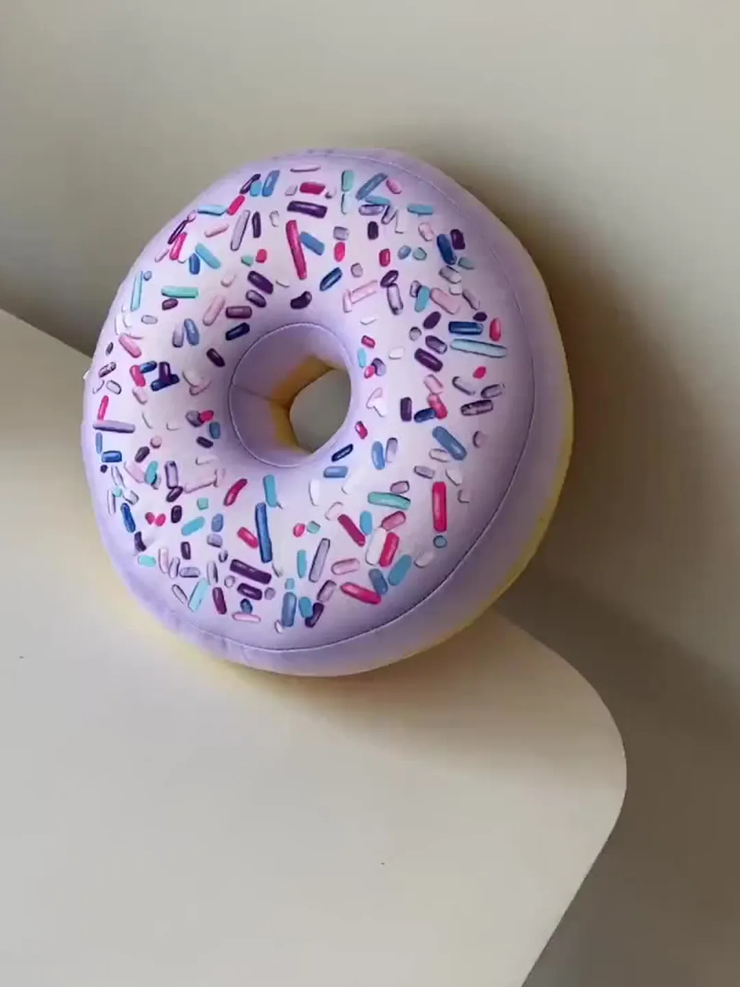 Donut Pillow / Donut light purple / Donut gift / kids room / Food ...