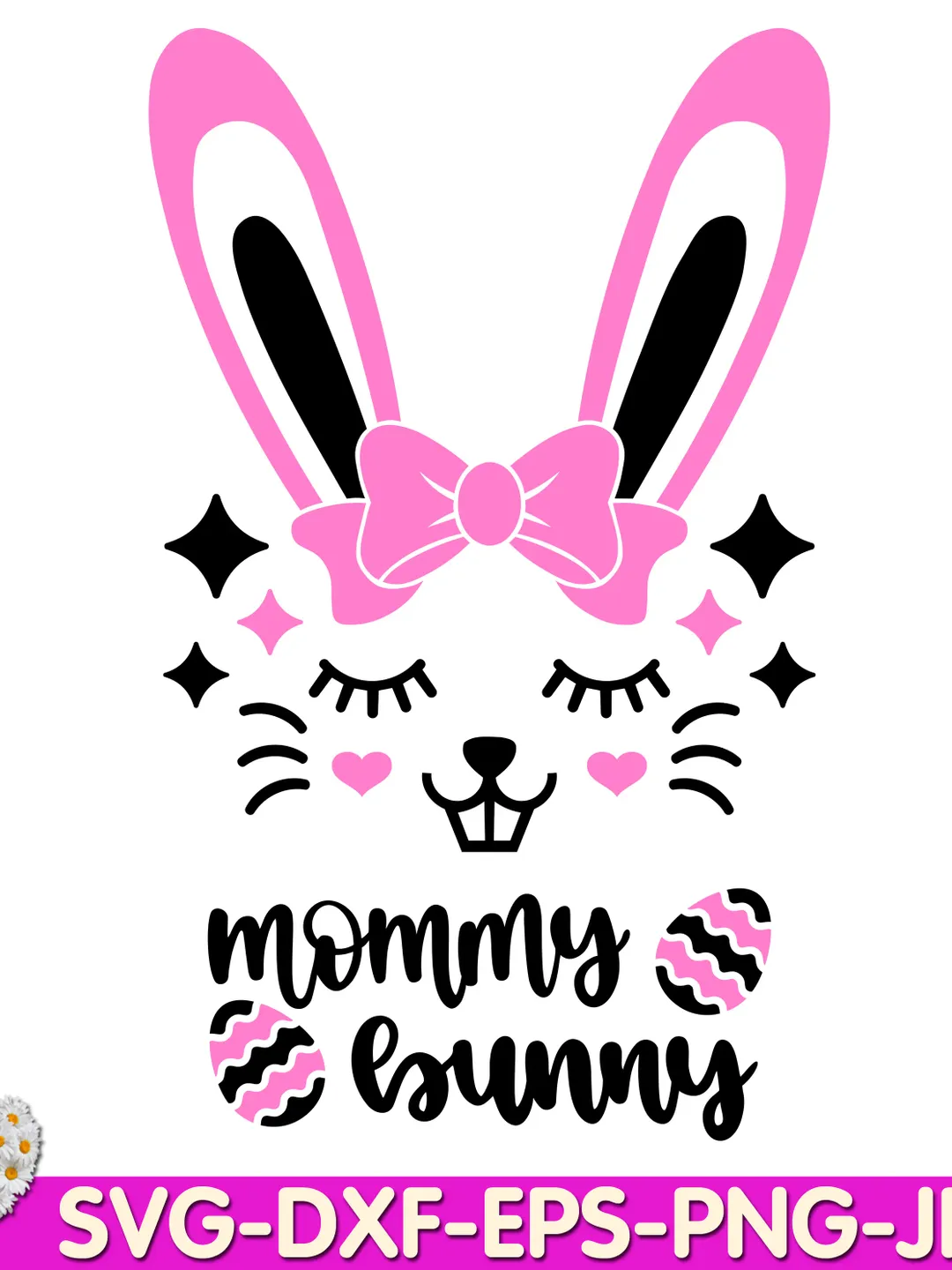 Easter bunny Mommy bucket My first Easter Easter Cutie Rabbit digital ...