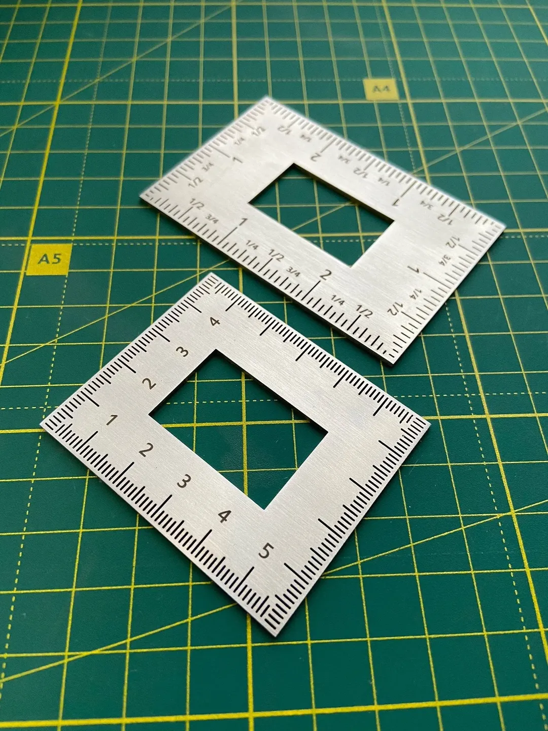DIY Leather craft tool, Steel Leather Corner Ruler, Metal Leathercraft ...