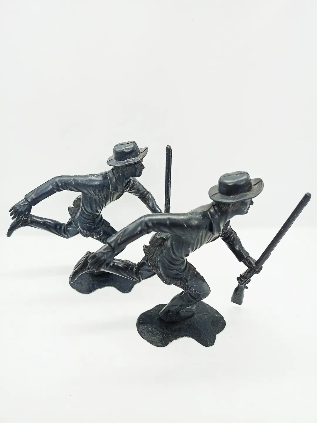 SOVIET Plastic Collectible COWBOY Figures Lot of 2 figures 5.1 inches ...