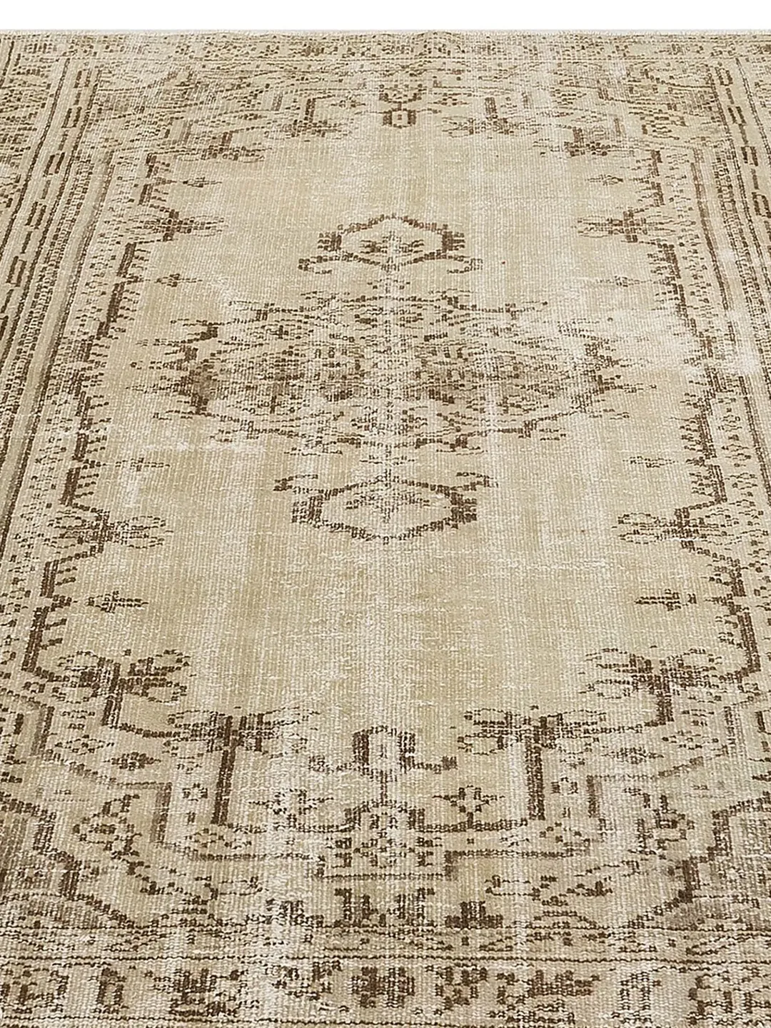 Boho Chic Turkish Rug - Natural Oushak Carpet for Bohemian Home Decor ...