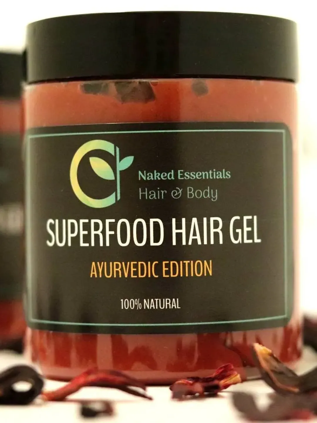 Hair Gel Infused With Hibiscus, Chebe & Ayurvedic Herbs - Moisturising ...