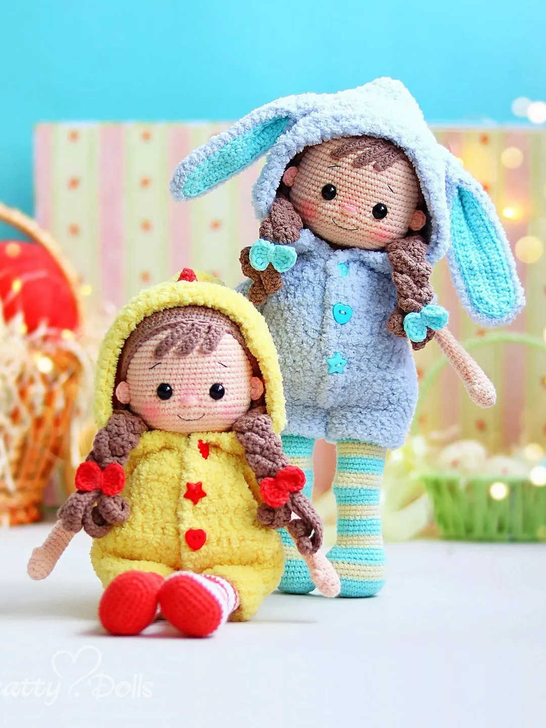 Labubu Crochet Clothes Pattern – Amigurumi Doll Outfit PDF – Cute Plush Costume Set –Labubu ...