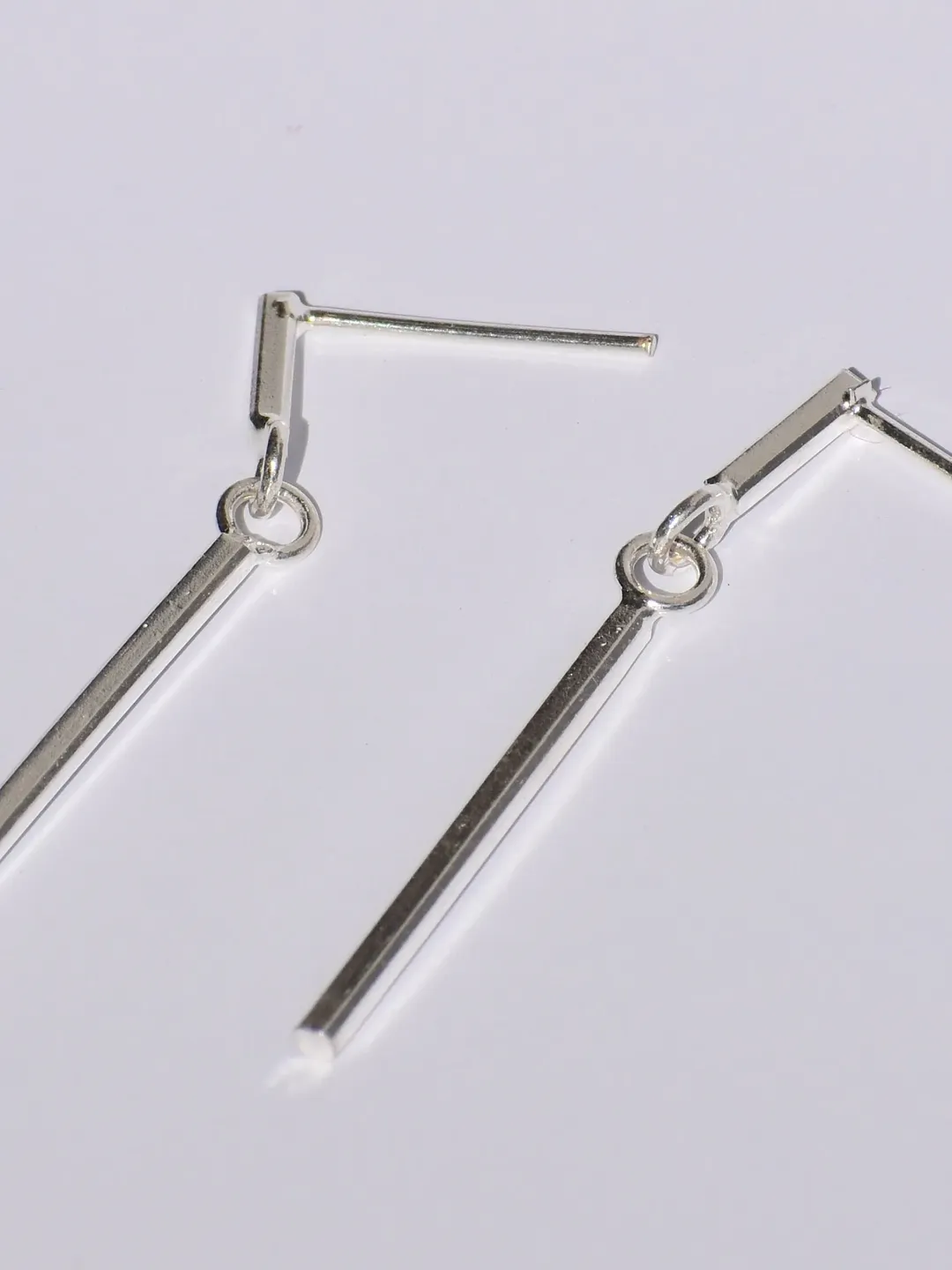 Long Dangling Earrings - Skulls
