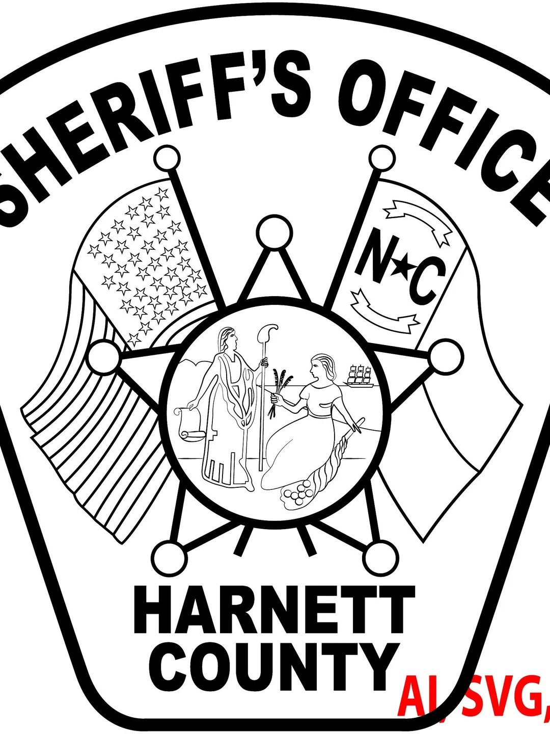 State of South Carolina Barnwell County Deputy Sheriff Badge, Logo ...