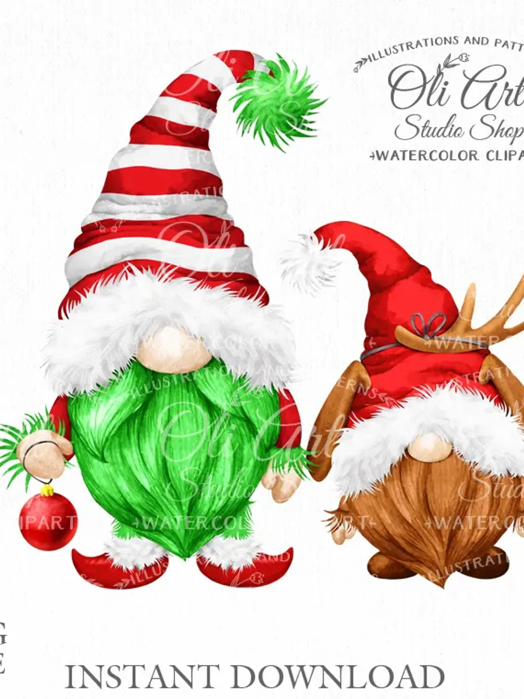 Christmas Gnome Png, Digital Clipart, Cute characters. Sublimation Png ...