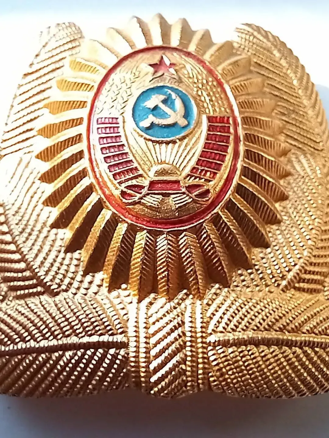 Russian Soviet military cockade Soviet police badge