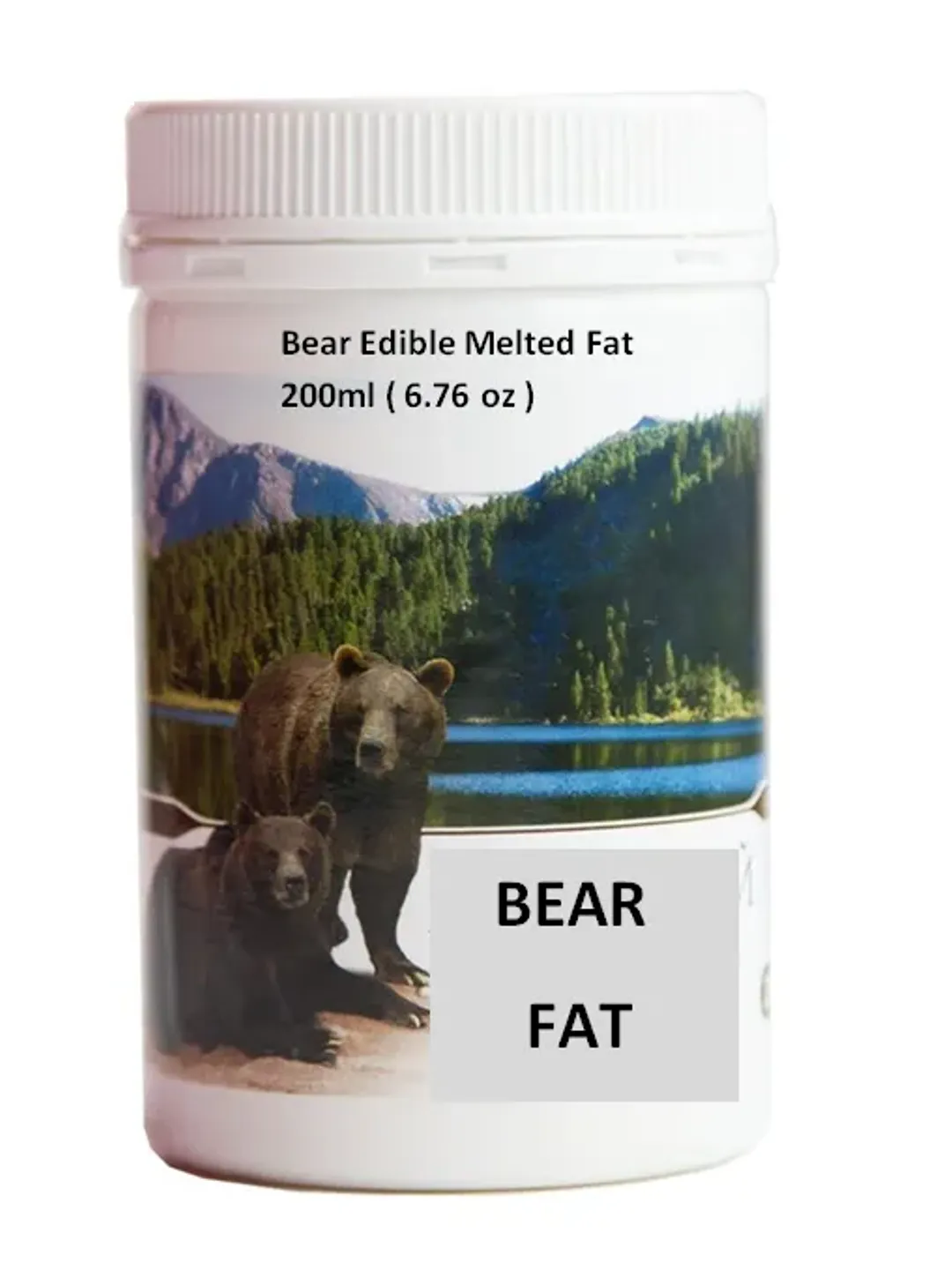 Bear Edible Melted Fat 200ml ( 6.76 oz )