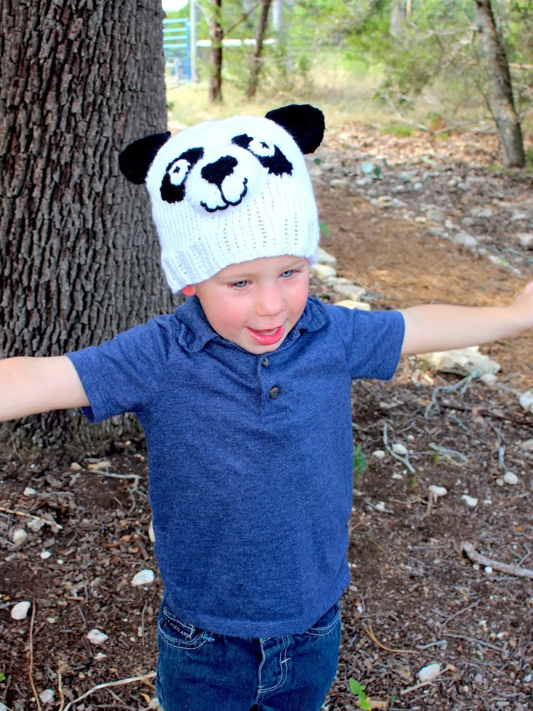 Knitted Panda Bear Hat, Wild Animal Photo Shoot, Safari Themed Party ...
