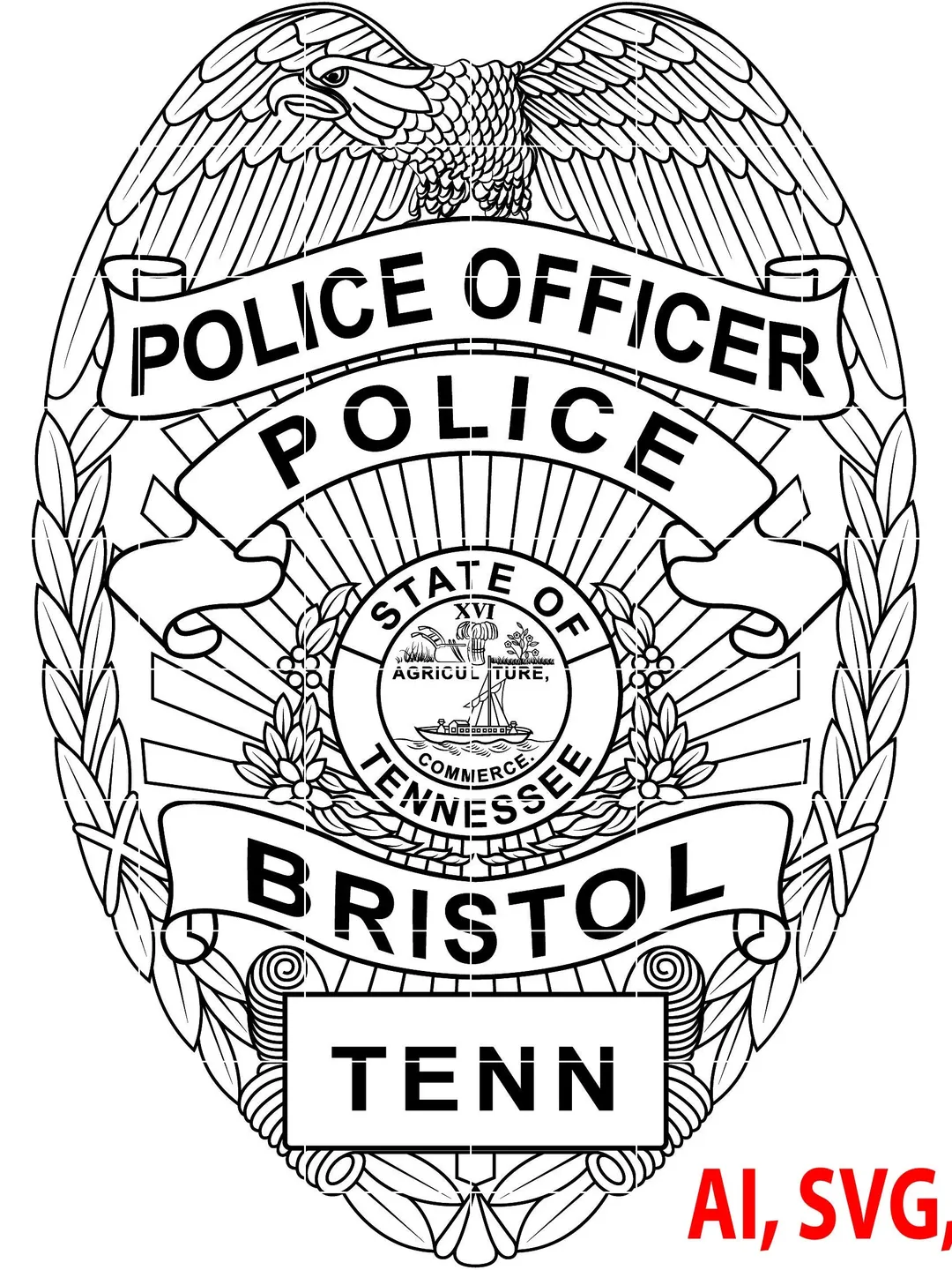 Police Badge, State of Texas Unthsc Police Badge, Logo, Seal, Custom ...