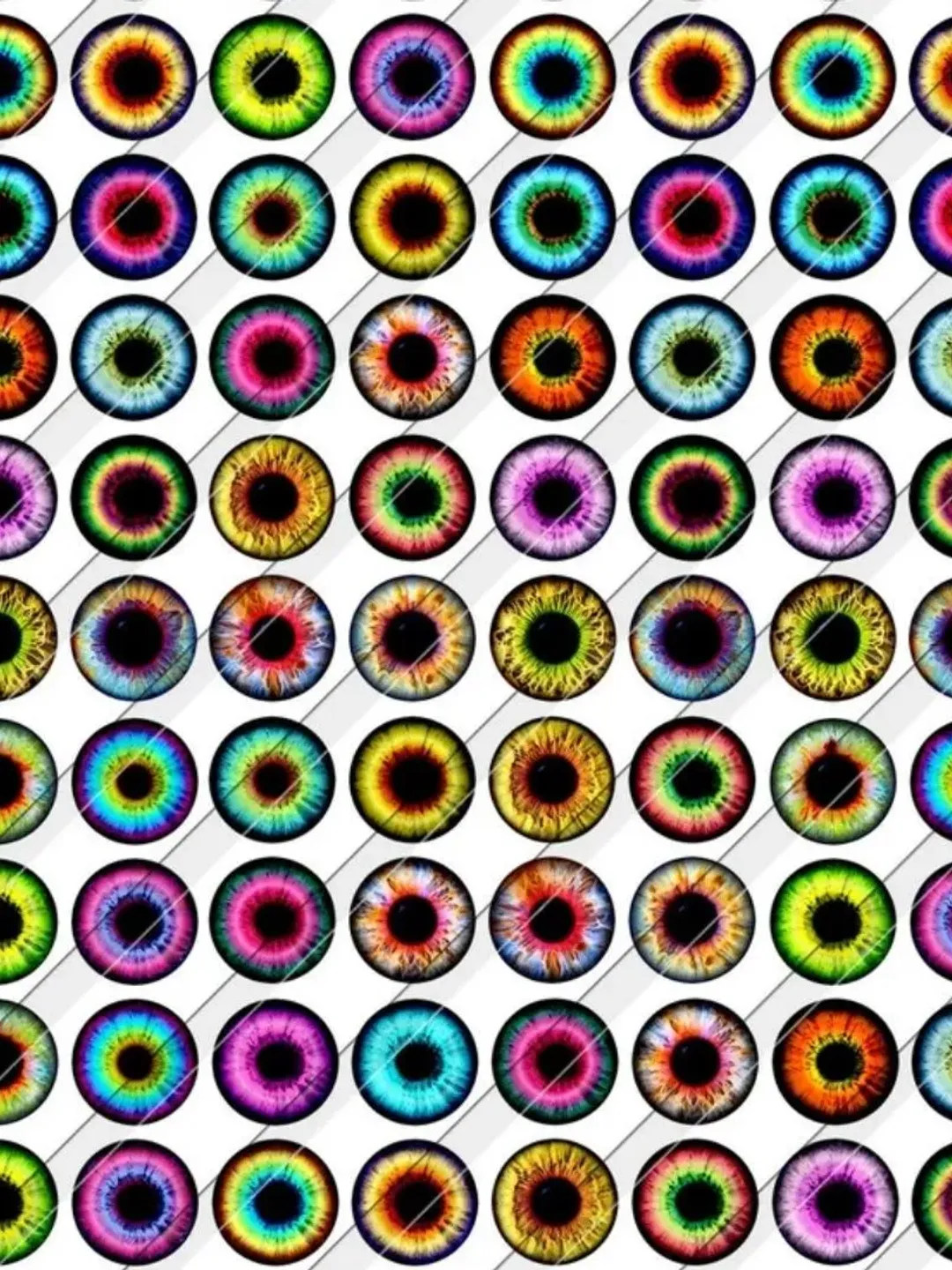 Doll Eyes, Realistic Irises Download, Digital eyes Collage, Sheets ...