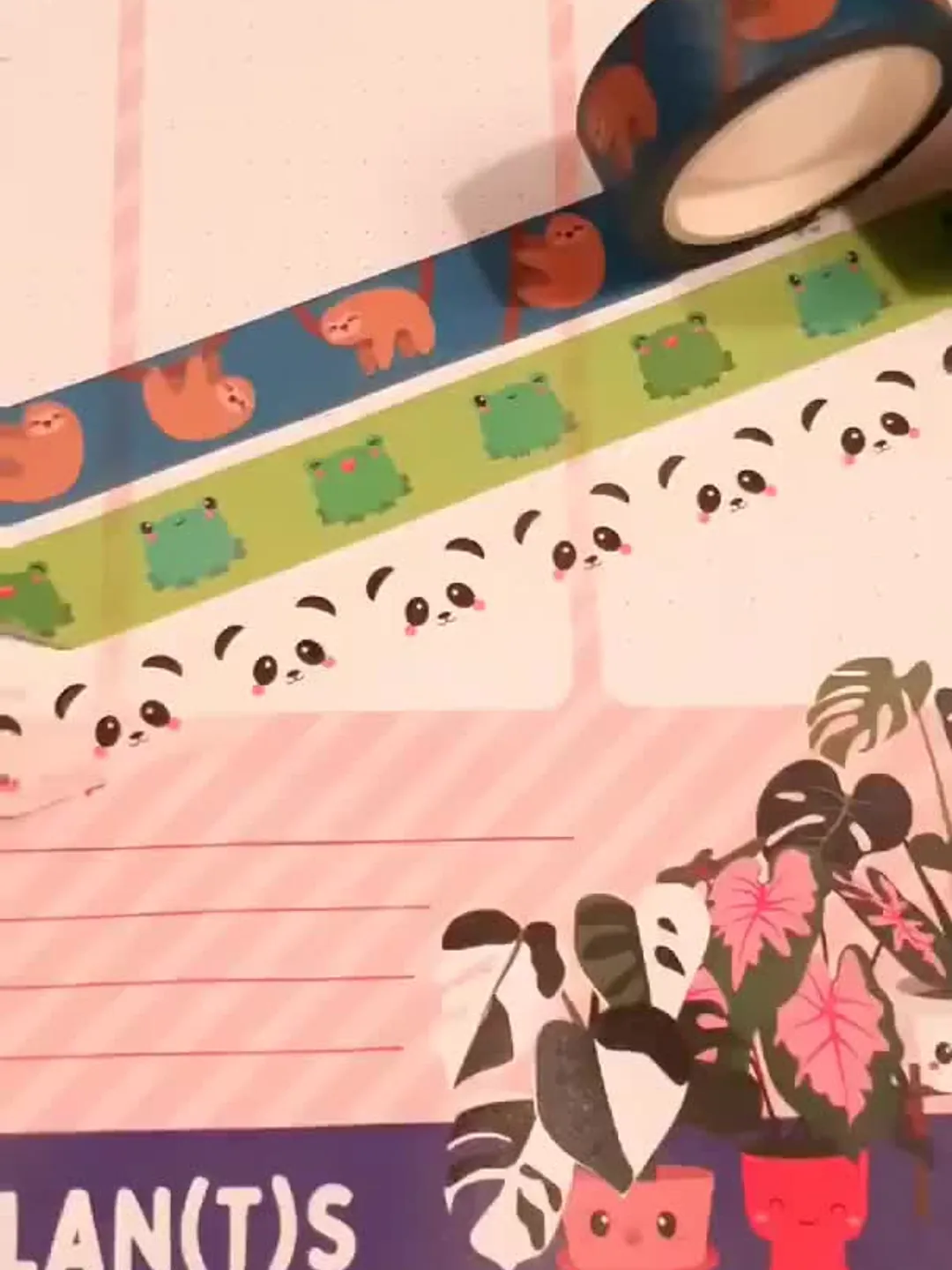 Panda washi masking tape or panda bear masking tape is such a cute ...