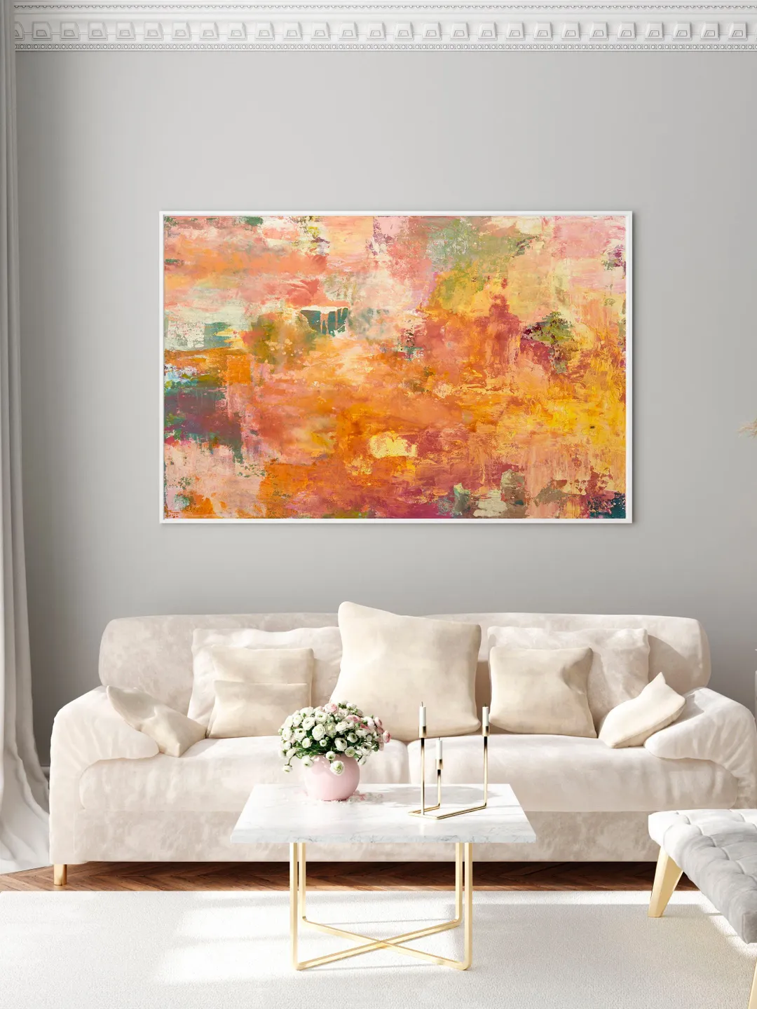 Personalized Large Abstract, Personalized Wall Art, Abstract Wall Art ...