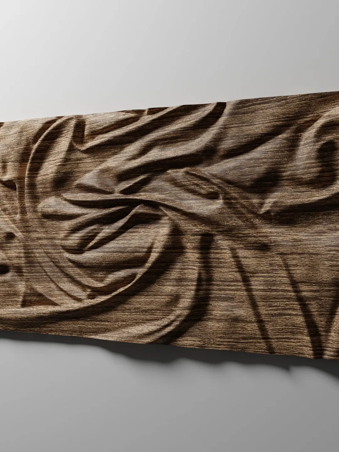 3d STL panel, wavy model for CNC carving or 3D print, VCarve Pro ...