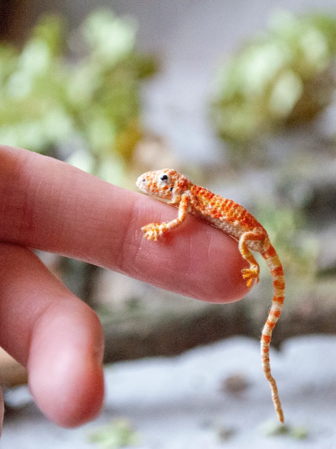 Micro mini reptile agama, Tiny handmade bearded dragon, Miniature ...