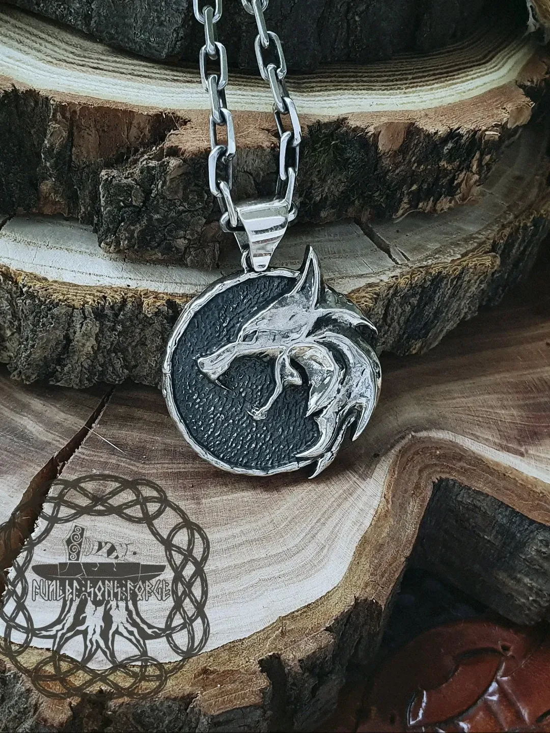 Wolf School Necklace, Witcher Medallion, Wolf School Medallion, Wolf ...