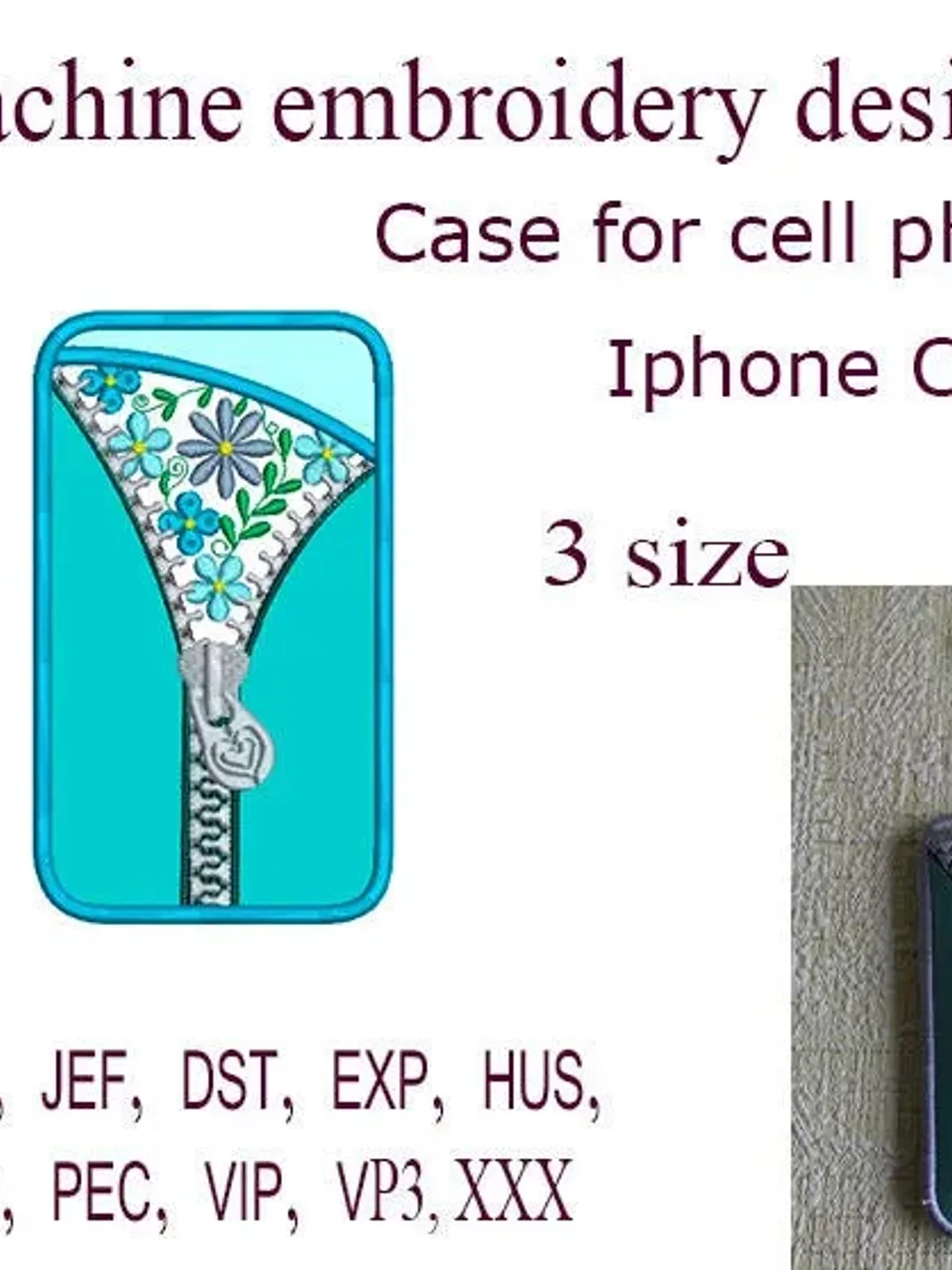 Iphone case lion Machine Embroidery Design Phone case embroidery ...
