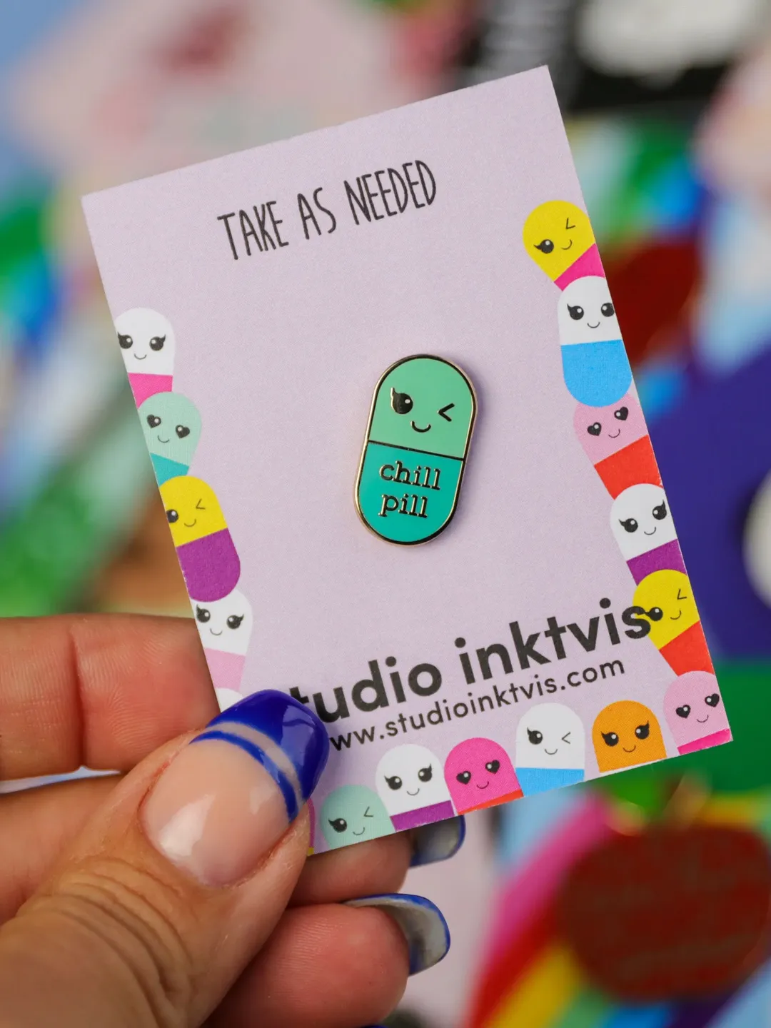 Nurse pin Chill Pill Pin saver pack. Choose 5 Chill pill enamel pin as ...