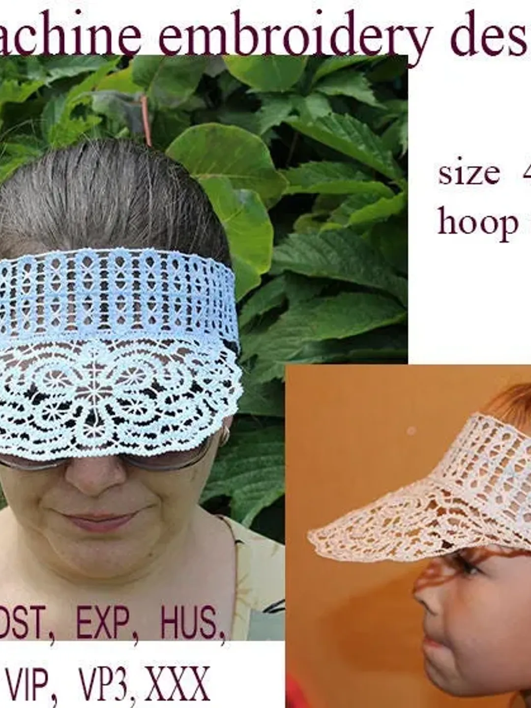 FSL embroidery design lace masquerade mask 2