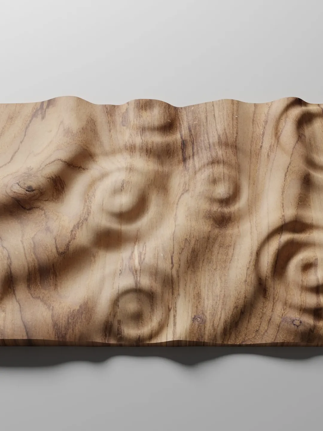 3d STL panel, wavy model for CNC carving or 3D print, VCarve Pro ...