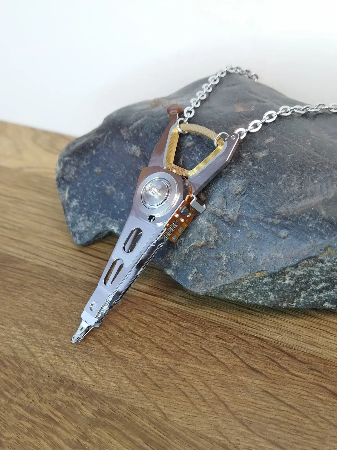 Cyberpunk necklace recovered Cybercore jewelry unisex Sci-fi necklace ...