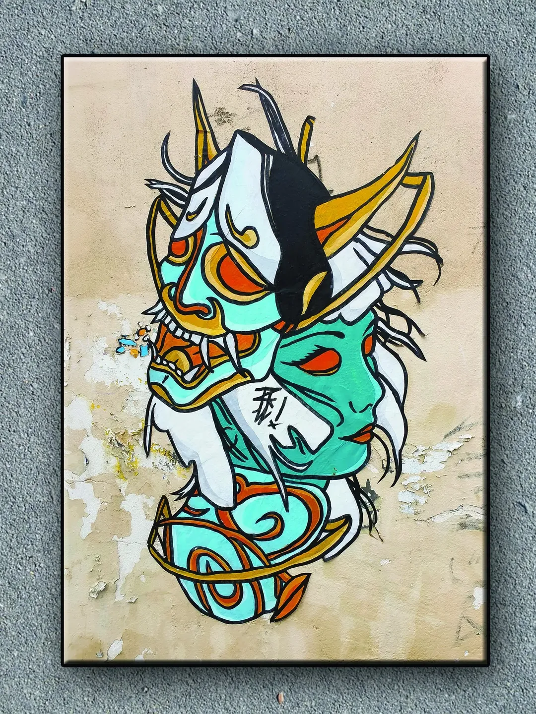 Fictional Characters Print on Canvas , Floating Frame Option, Modern ...