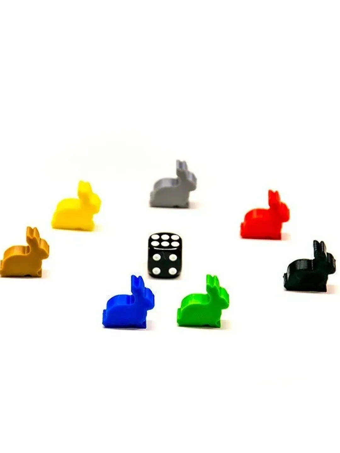 Rabbit Bunny Meeples for Board Games - Boardgame Accessory Game Tokens ...