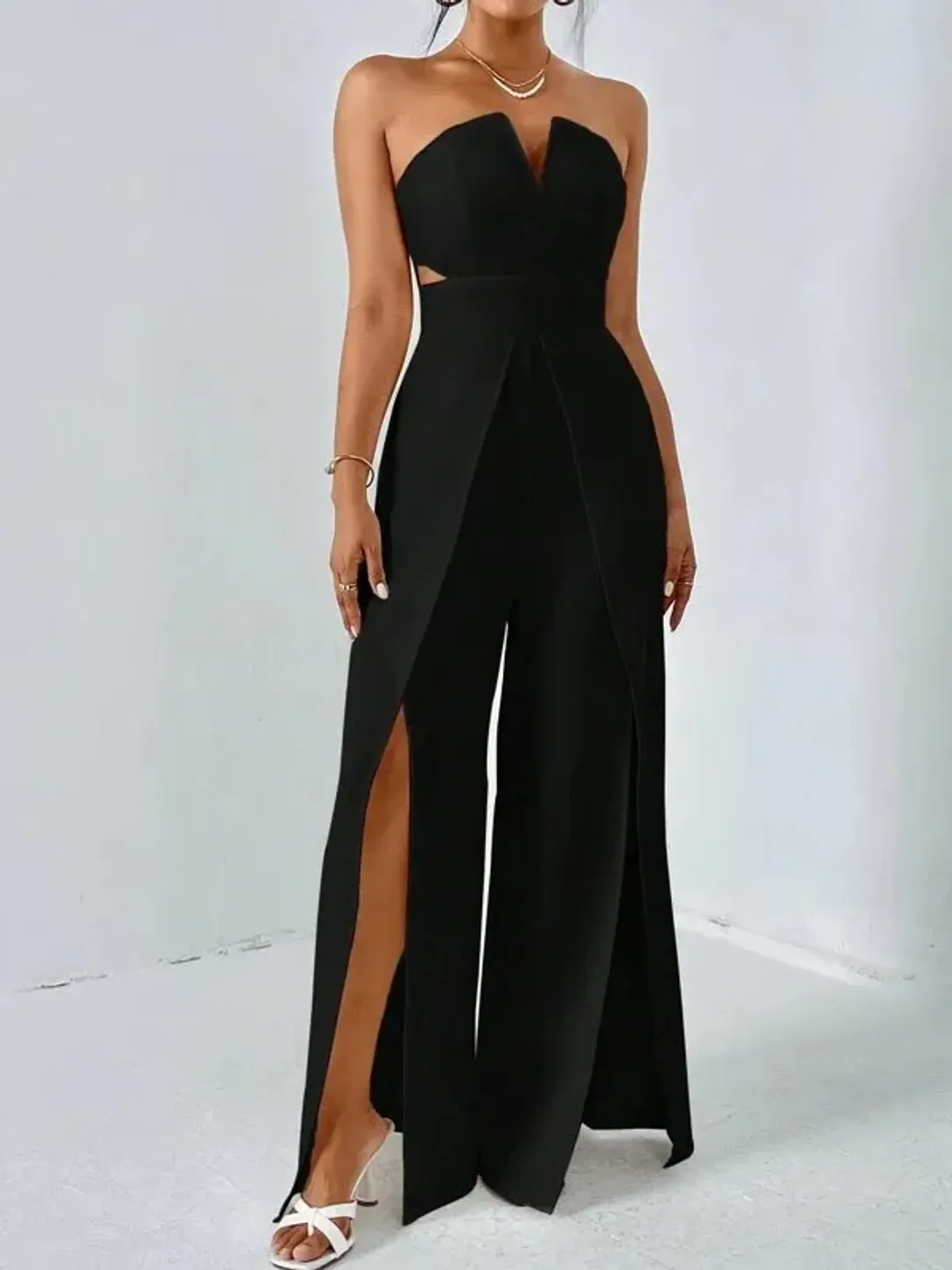 Red Sequin Spaghetti Strap Fringe Trim Romper Jumpsuit Wedding Party ...