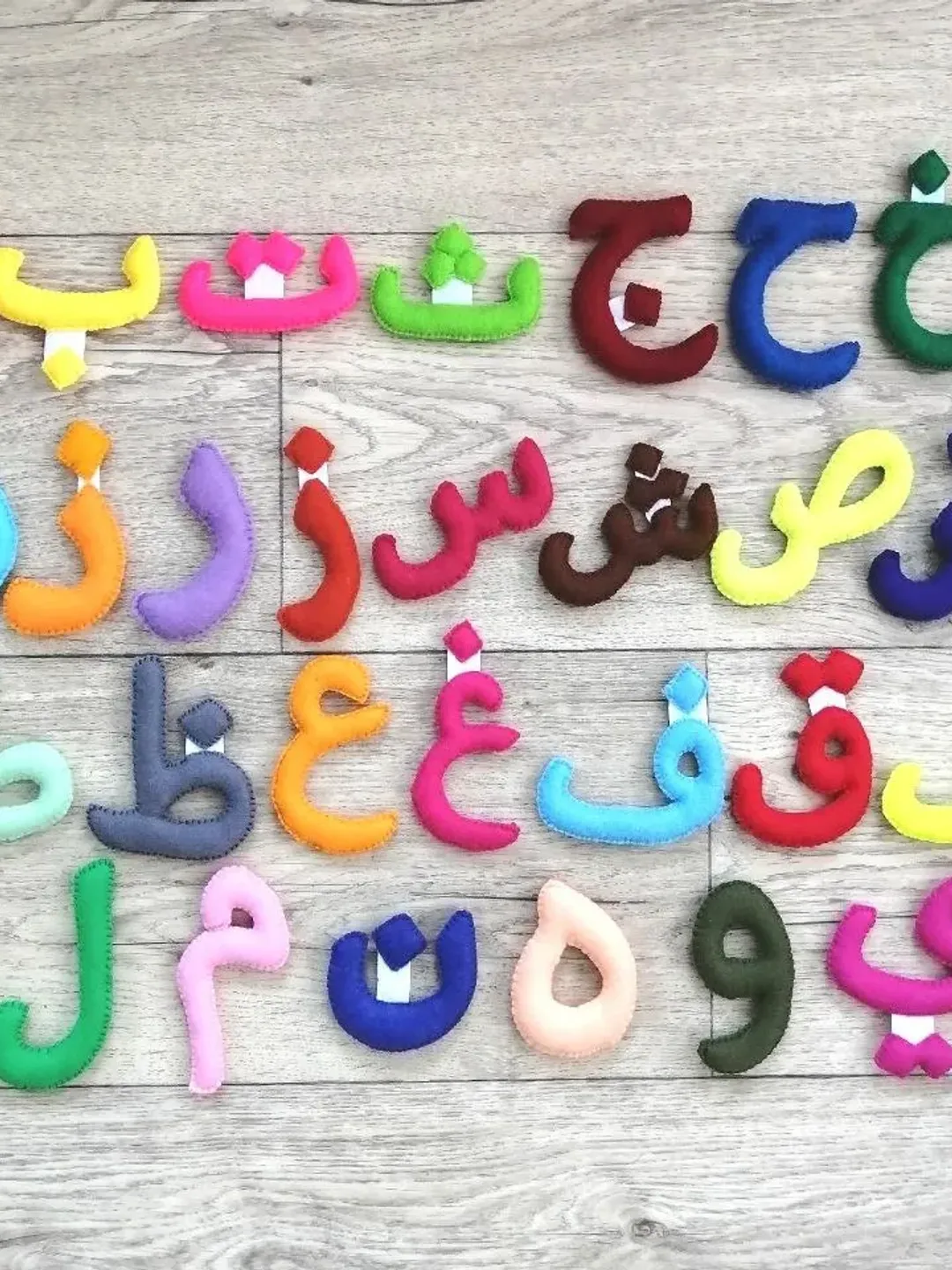 Arabic abc Soft Arabic Alphabet made of Felt for Kids Soft Letters of ...