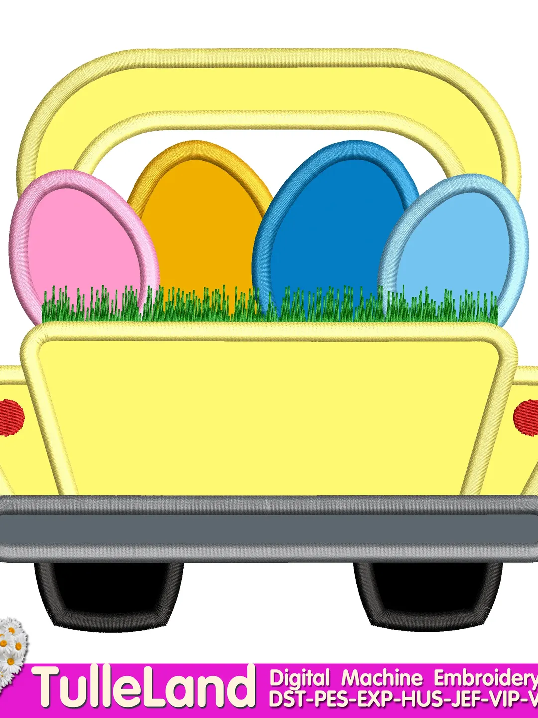Easter Eggs Ornaments ITH machine embroidery designs