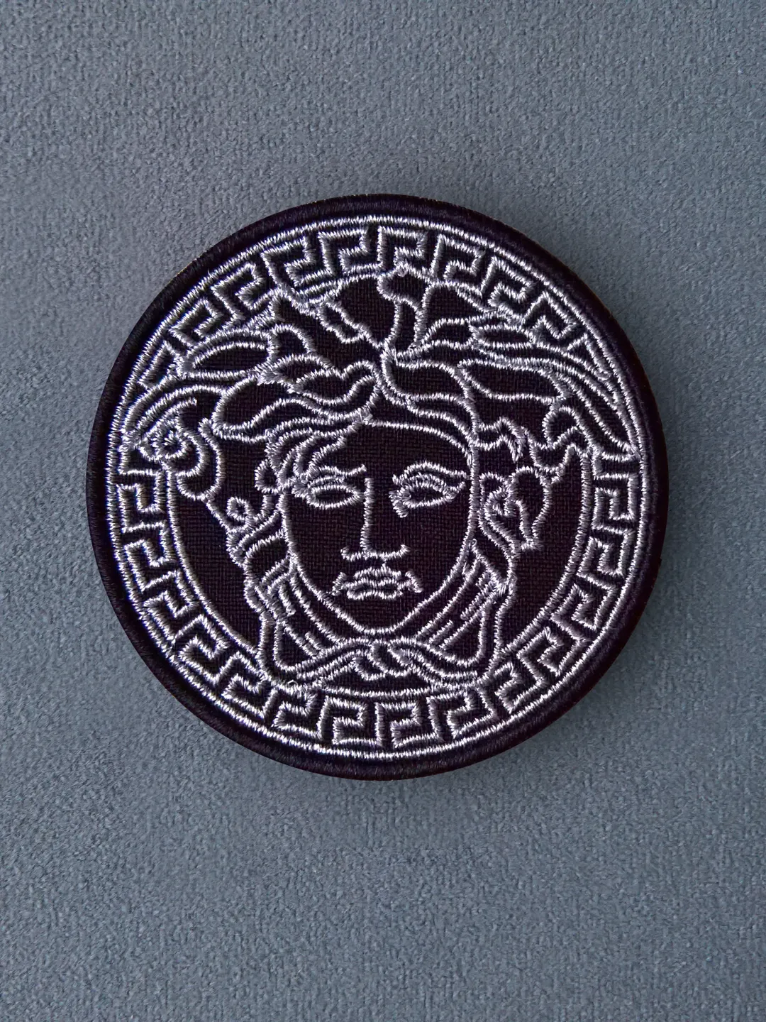 Medusa Patch Sew on Embroidered Patch with metallic threads Medusa head ...