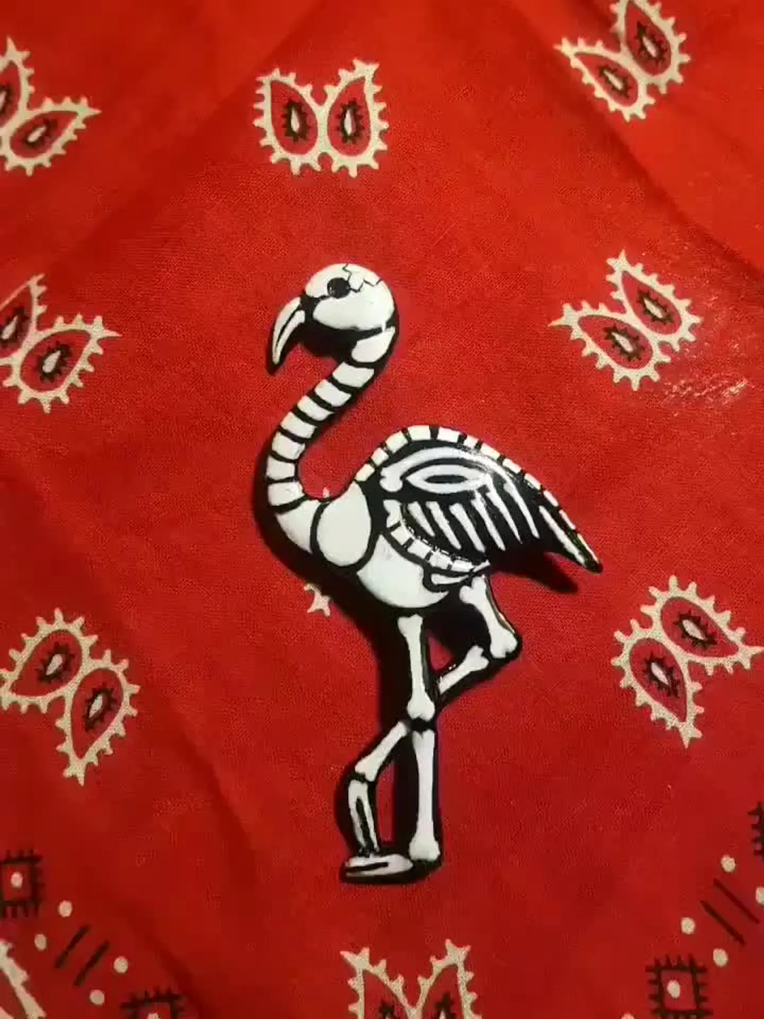 Dead Flamingo - Brooch - Dead Flamingo - Skeleton Flamingo - Gothic ...