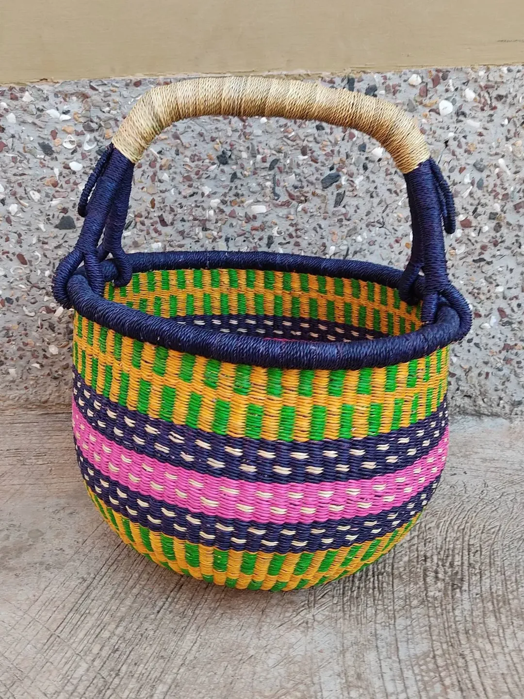 Large Bolga Market Basket