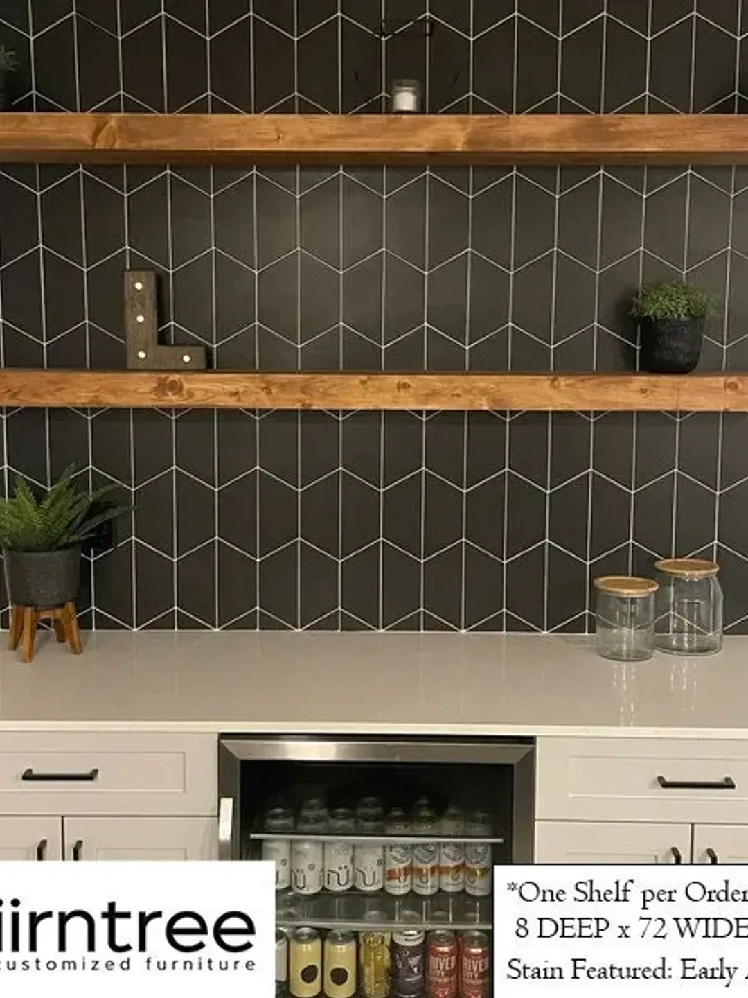 FREE SHIPPING** | Wood Floating Shelf 8-inches Deep | Rustic Shelf ...