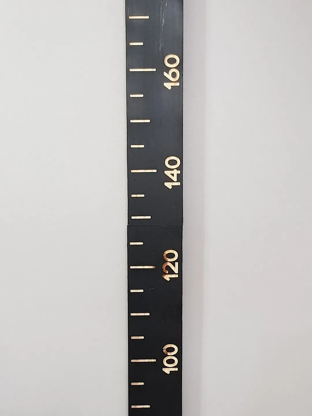 Chalkboard Growth Chart Ruler *METRIC* | Engraved Family Name Ruler ...