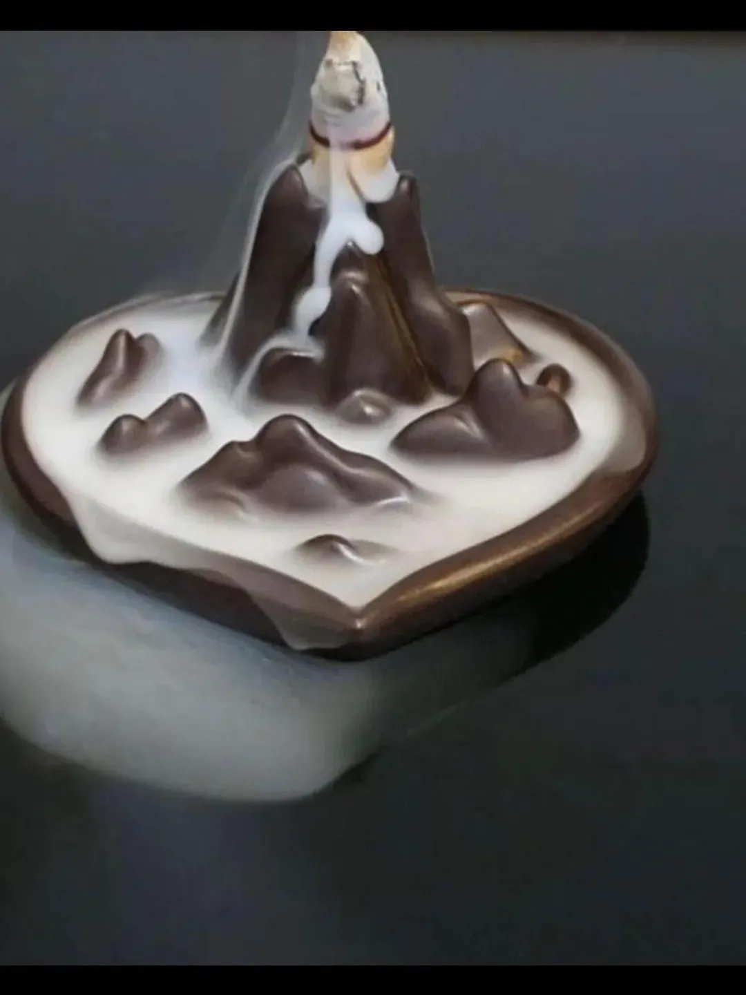 himalayan backflow incense holder with free 10 backflow cones