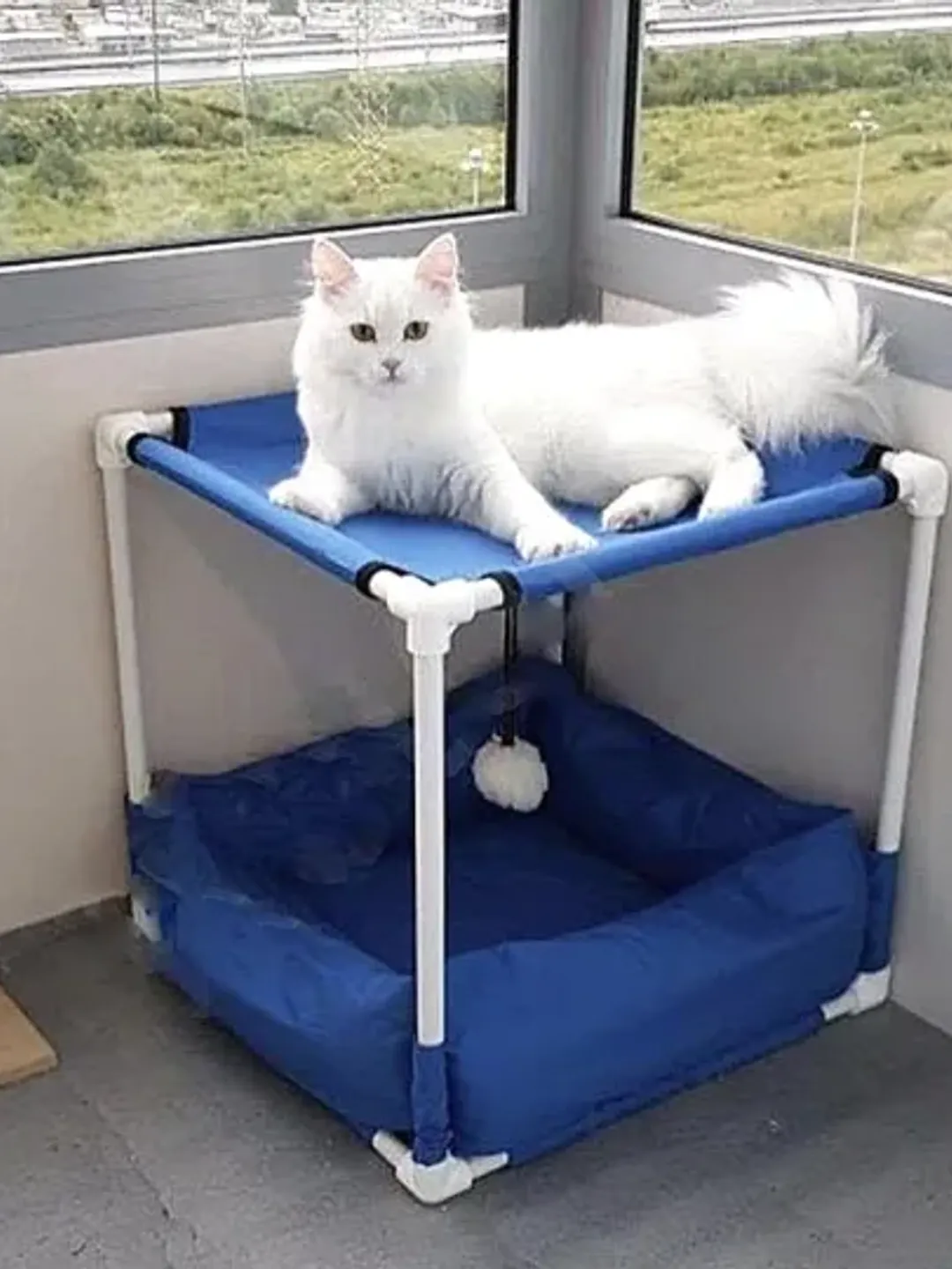 Cat hammock Cat bed cave Cat bed cute Cat bed furniture Cat bunk bed ...